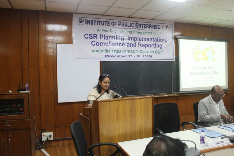 A Two-Day Training Programme on CSR Planning, Implementation ...