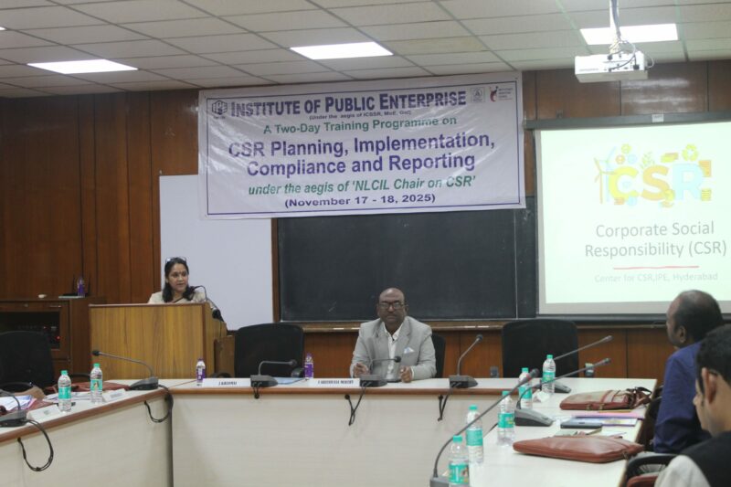 A Two-Day Training Programme on CSR Planning, Implementation ...